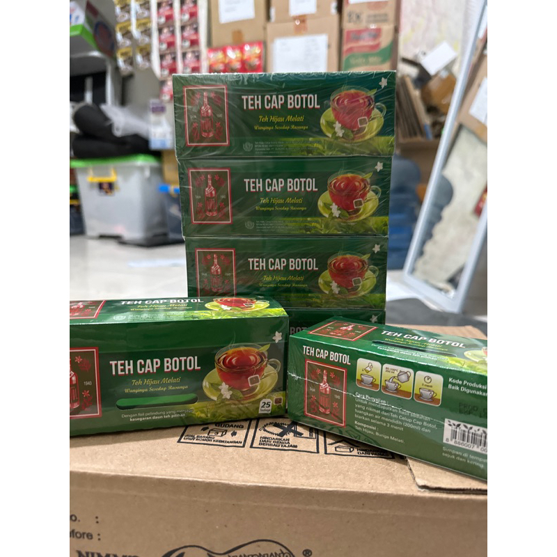 Jual Teh Celup Cap Botol Kemasan 1 pack isi 25 pcs | Shopee Indonesia