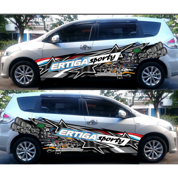Jual STIKER MOBIL R3 STIKER VARIASI BODY SAMPING | Shopee Indonesia