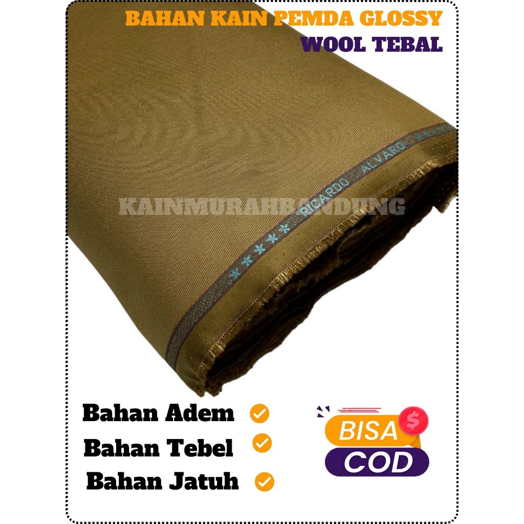 Jual (ORIGINAL) Super wool Cashmere Bahan kain Mengkilap mewah | Shopee ...