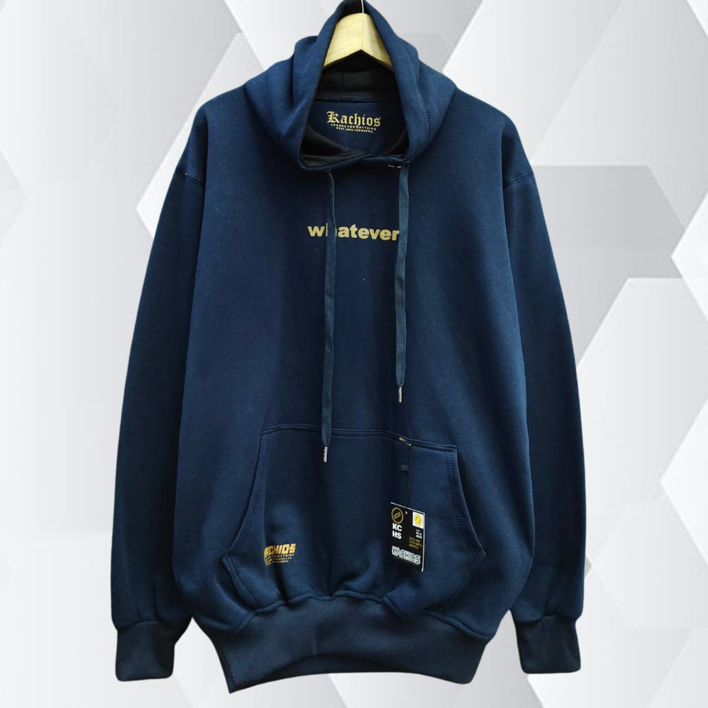 Jual Sweater Hoodie Pria Distro Terbaru Warna Navy List Sablon Whatever ...