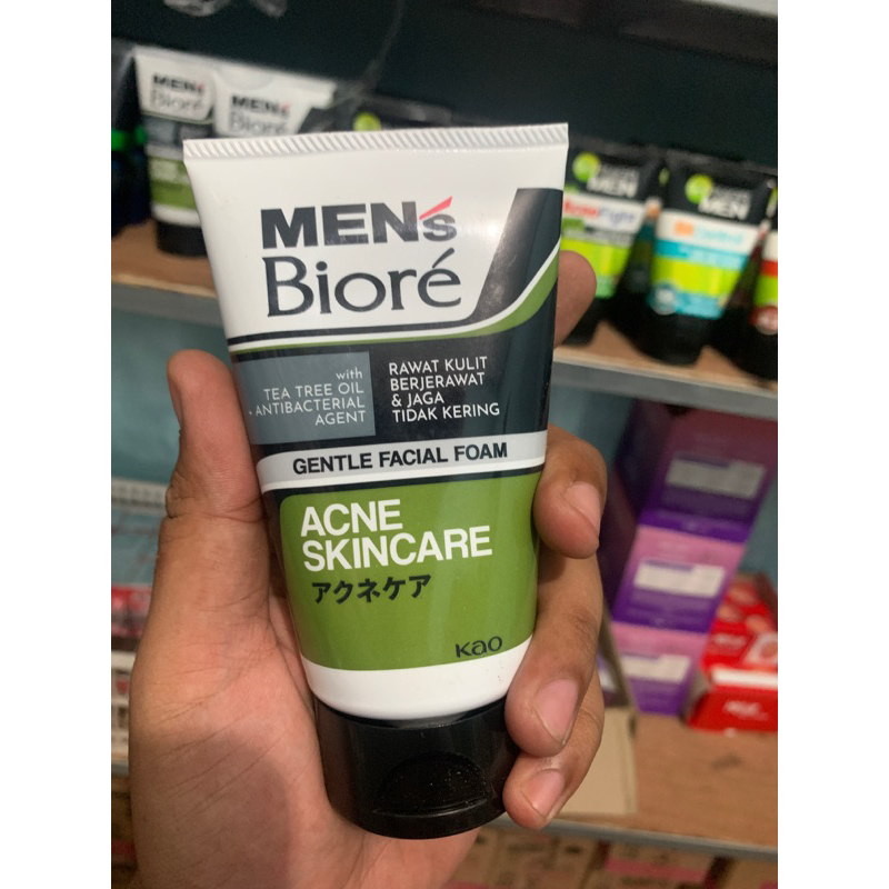 Jual MEN'S BIORE FACIAL FOAM 100ML BIORE MEN FACIAL FOAM | Shopee Indonesia