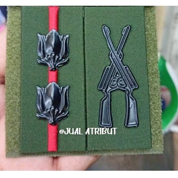 Jual Pangkat Kerah Baju PDL TNI PDL MATRA LETKOL INFANTERI Logam ...