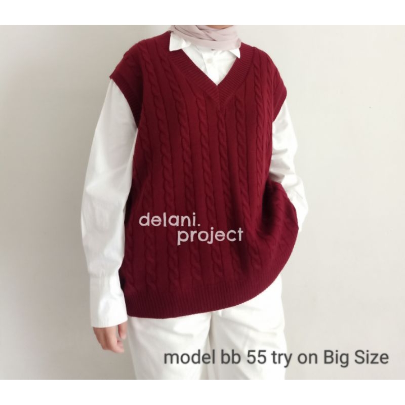 Jual Arthur Vest Knit Delani.Project | Shopee Indonesia