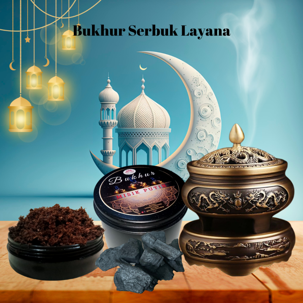 Jual Koleksi Bukhur Serbuk Layana 55 Gram (Kasturi, Gaharu, Magribi dll ...