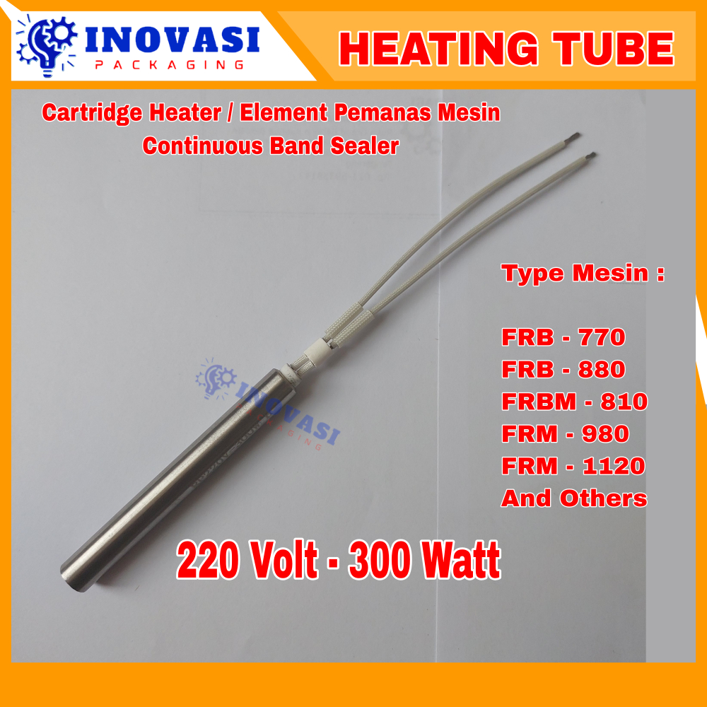 Jual Cartridge Heater Tube Element Pemanas Continuous Sealer FRB-Series ...