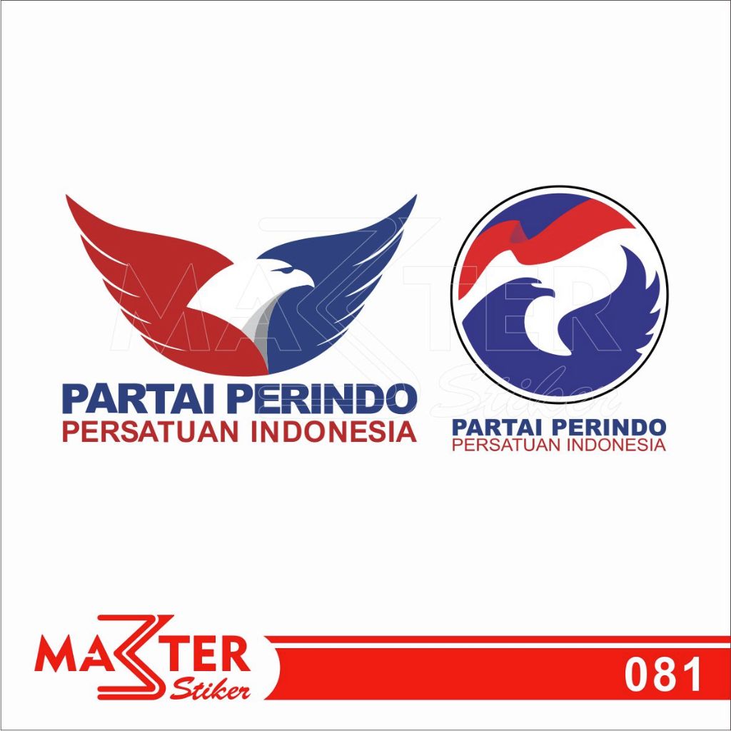 Jual 081 - Stiker Logo Partai Perindo, Sticker Vinyl, Premium, Tahan ...