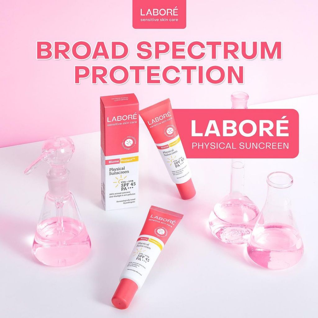 Jual LABORE BIOME PROTECT PHYSICAL SUNSCREEN SPF 45 PA+++ 30ML/10ML ...