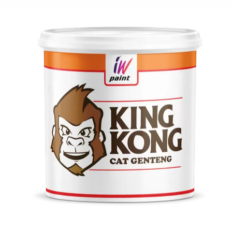 Jual Cat Genteng KING KONG, Cat Mengkilap Warna Tahan Lama Kemasan ...