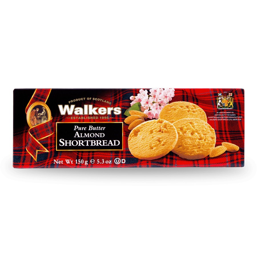 Jual Walkers Pure Butter Almond Shortbread [150 gr] | Shopee Indonesia