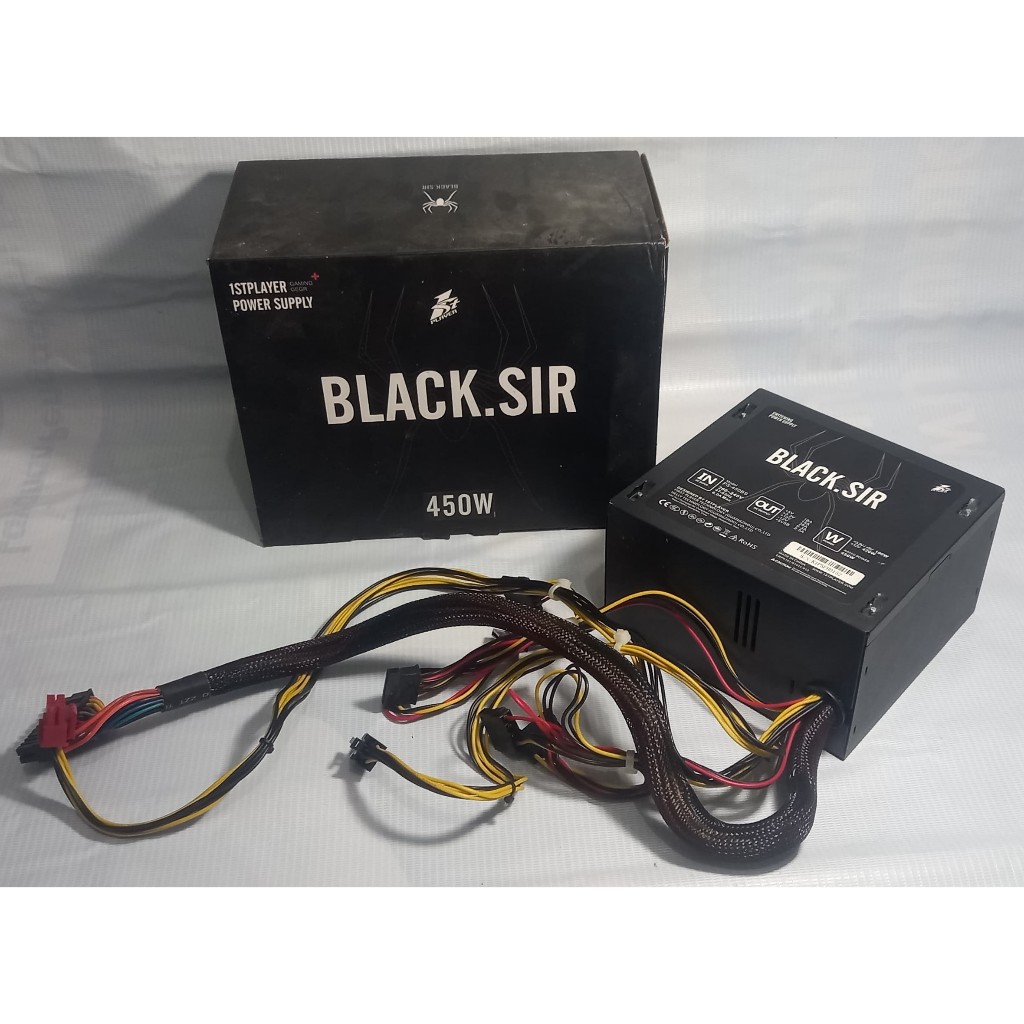 Jual PSU 1STPLAYER Gaming PSU BLACK SIR 450W | Shopee Indonesia