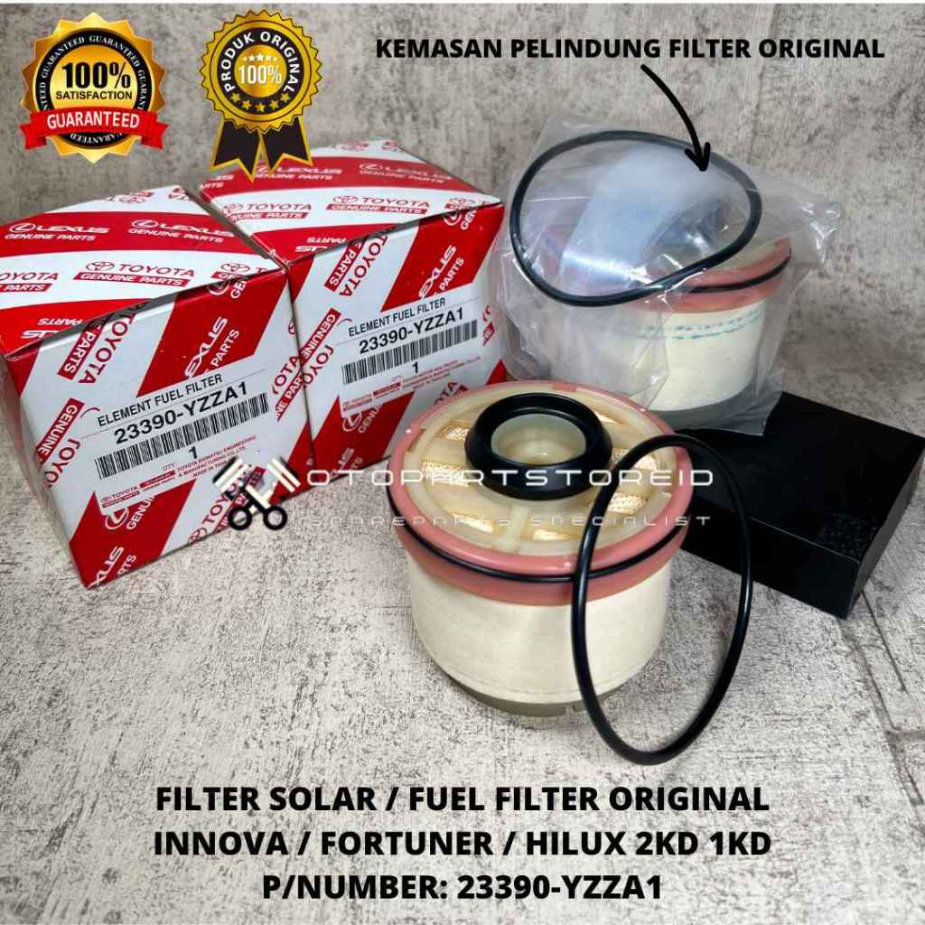 Jual FILTER SOLAR INNOVA FORTUNER HILUX DIESEL LAMA 23390-YZZA1 2KD 1KD ...