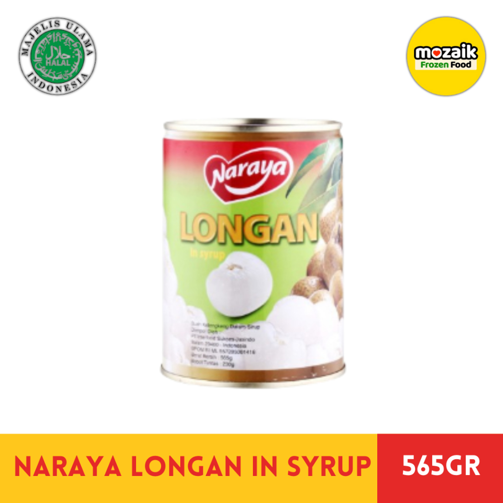 Jual Naraya Longan in Syrup 565gr Frozen Mart Frozen Food Palembang ...