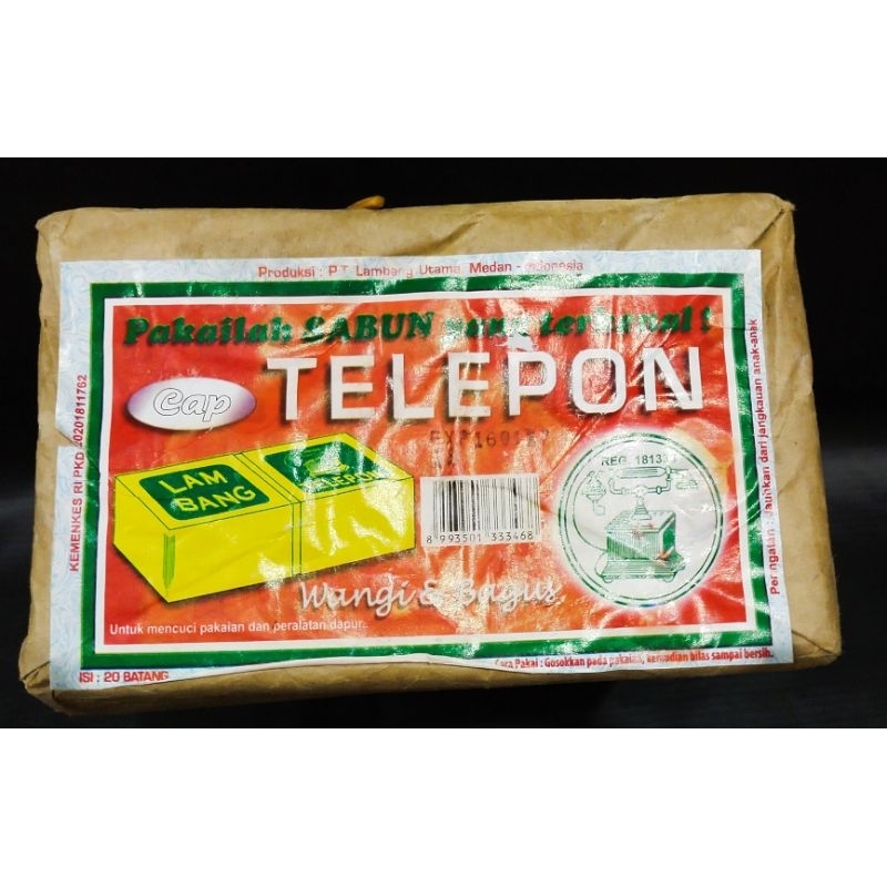 Jual SABUN TELEPON 1 PACK CAP TELEPON ISI 20 BATANG | Shopee Indonesia