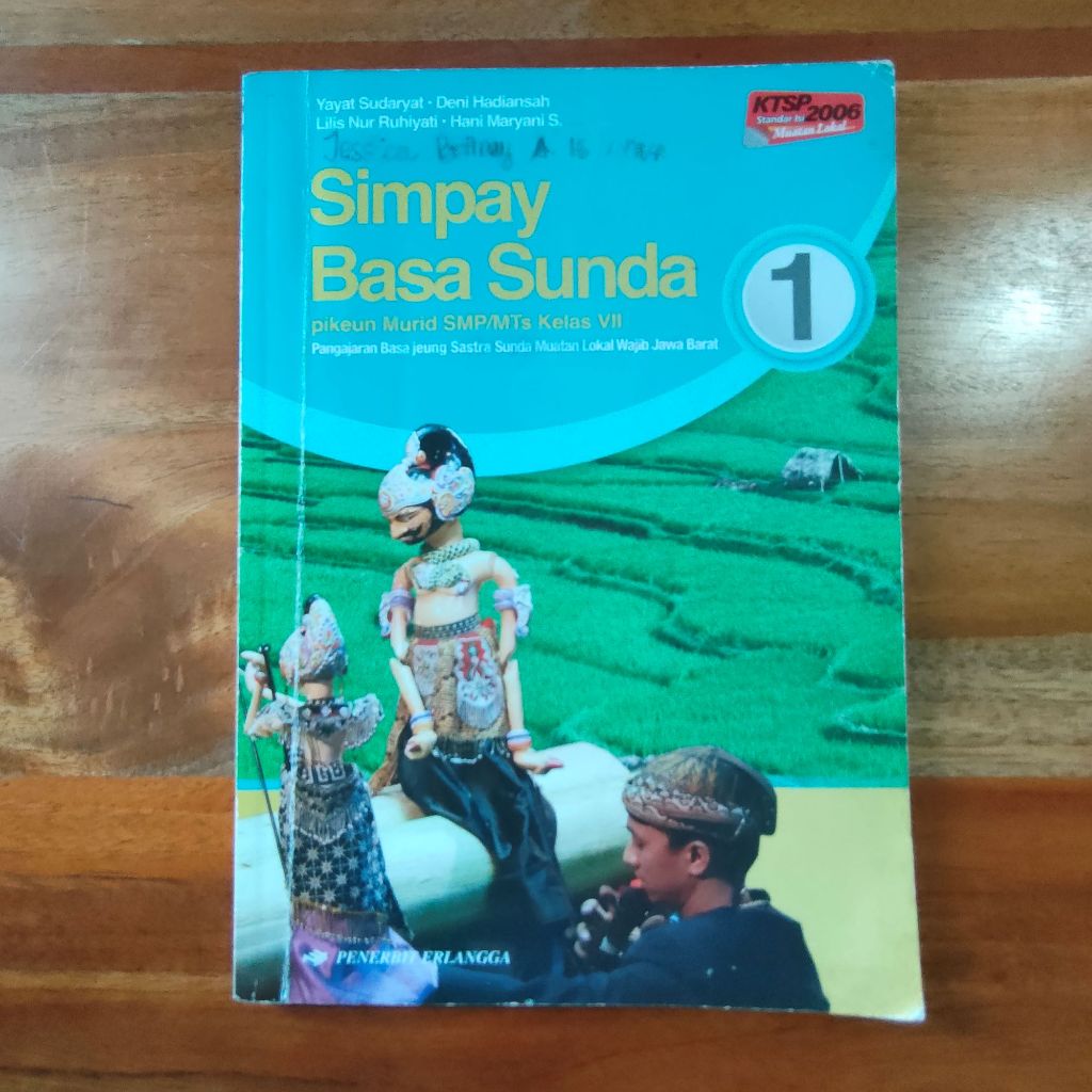Jual Buku Bekas Simpay Basa Sunda 1 Pikeun Murid SMP/MTs Kelas VII ...