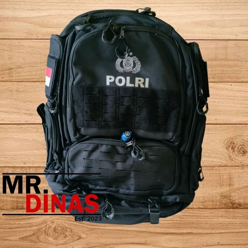 Jual TAS RANSEL POLRI JATAH 2024 KAPASITAS 55L | Shopee Indonesia