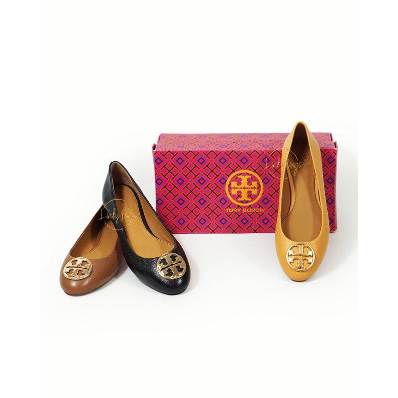Jual tory burch chelsea ballet flat nappa leather (authentic / original ...