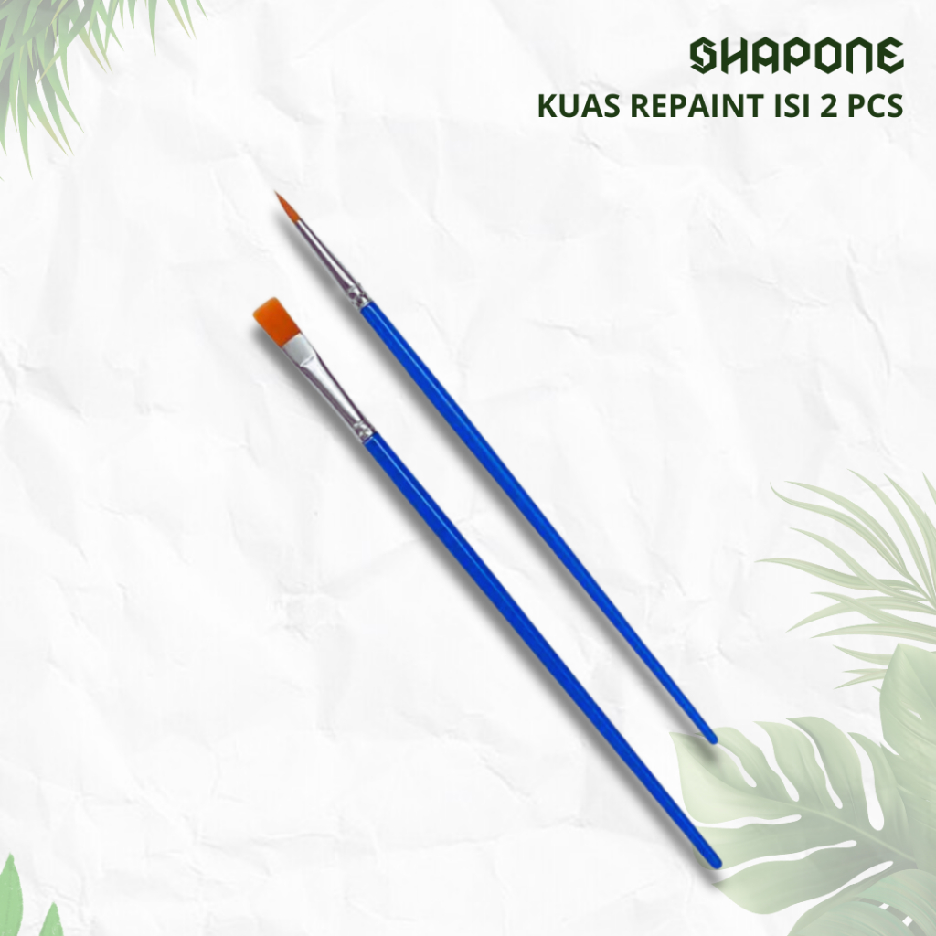 Jual Kuas Repaint Sepatu Kuas Lukis Kuas Cat Flat Point Bahan Nylon ...