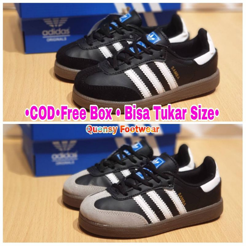 Jual Sepatu hitam anak sepatu Samba anak sepatu casual anak | Shopee ...