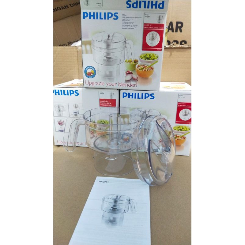 Jual Mangkok + Tutup Chopper Philips HR2939 -ORIGINAL | Shopee Indonesia