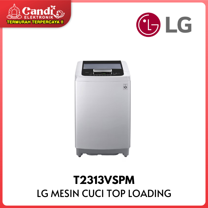 Jual LG Mesin Cuci Top Loading Kapasitas 13 KG Smart Inverter T2313VSPM | Shopee Indonesia