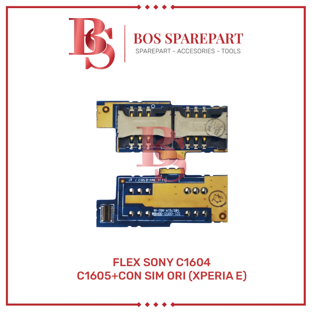 Jual FLEXIBEL SONY C1604 / C1605 + CONNECTOR SIM ORI (XPERIA E ...