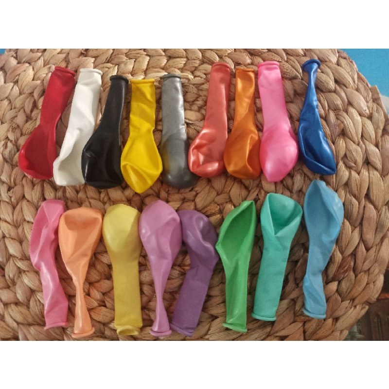 Jual [ECERAN] balon latex 5" inch metalik macaron pastel gold rose ...