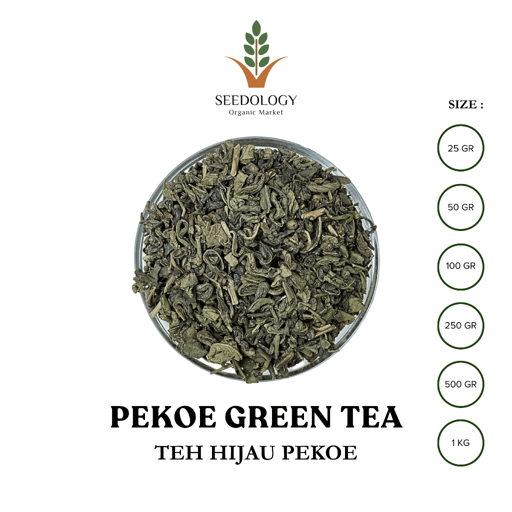 Jual Daun Teh Hijau Super Peko 50gr - Green Tea Super Quality / Pekoe / Pecco | Shopee Indonesia