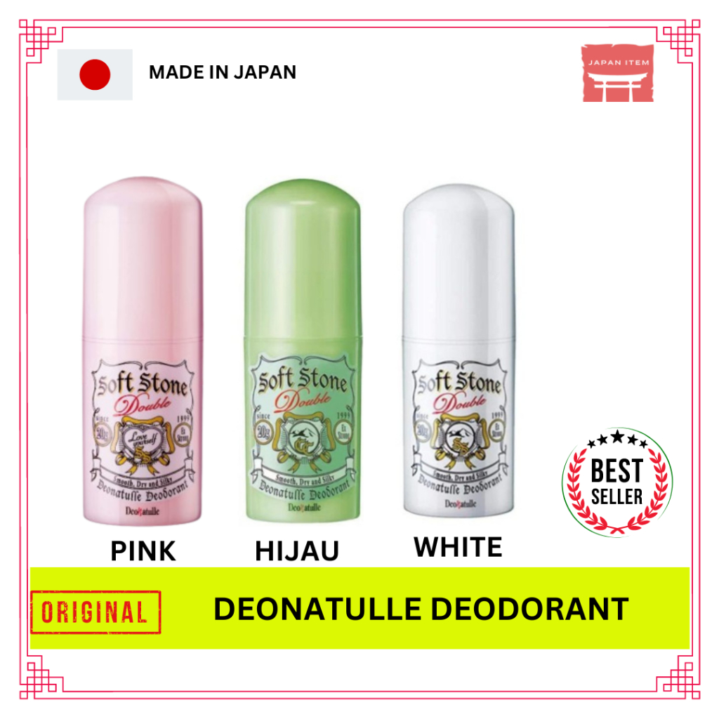 Jual Deonatulle Deodorant Soft Stone stick Double 20gr Original Japan ...
