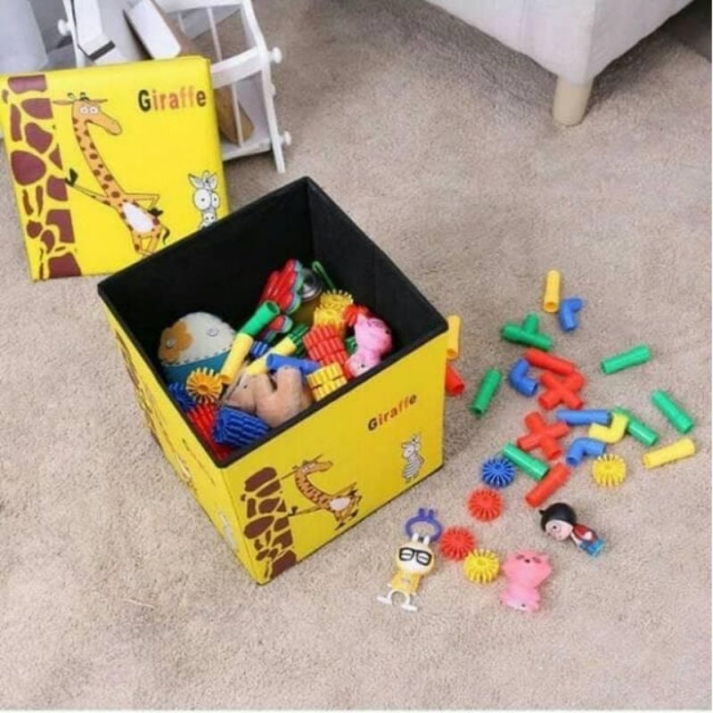Jual Tempat Mainan anak/ Majalah/ Animal Storage Box/ Keranjang Mainan ...