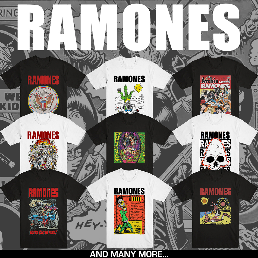 Jual RAMONES | T-SHIRT BAND | PUNK ROCK | MERCHANDISE | Shopee Indonesia
