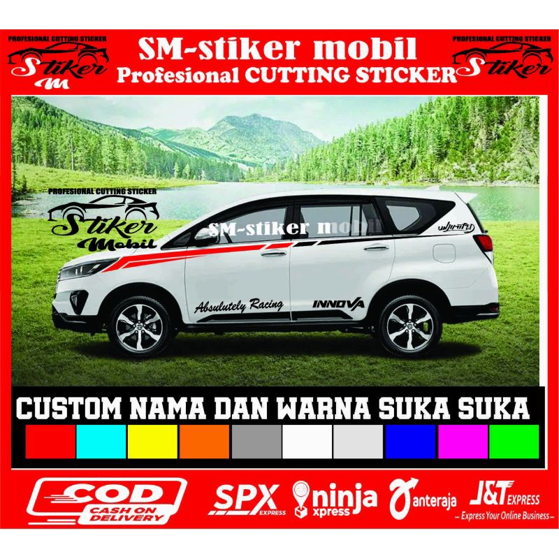Jual stiker mobil innova avanza xenia calya sigra terios toyota rush ...