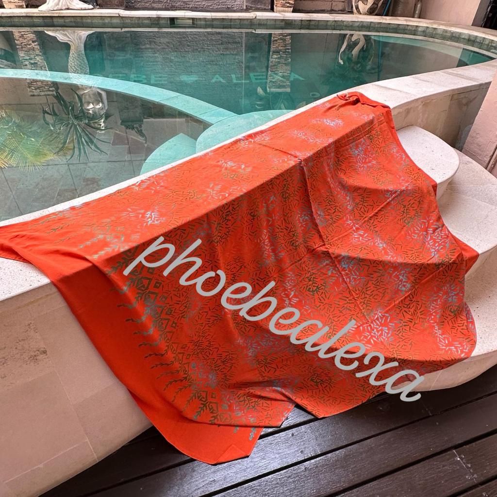 Jual Kain Pantai Bali Full Stamp Premium | Kain Pantai Canting Batik Bali | Swimsuit Cover| No ...