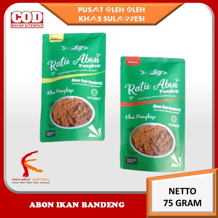 Jual Abon Ikan Bandeng Khas Sulawesi 75 gr | Shopee Indonesia