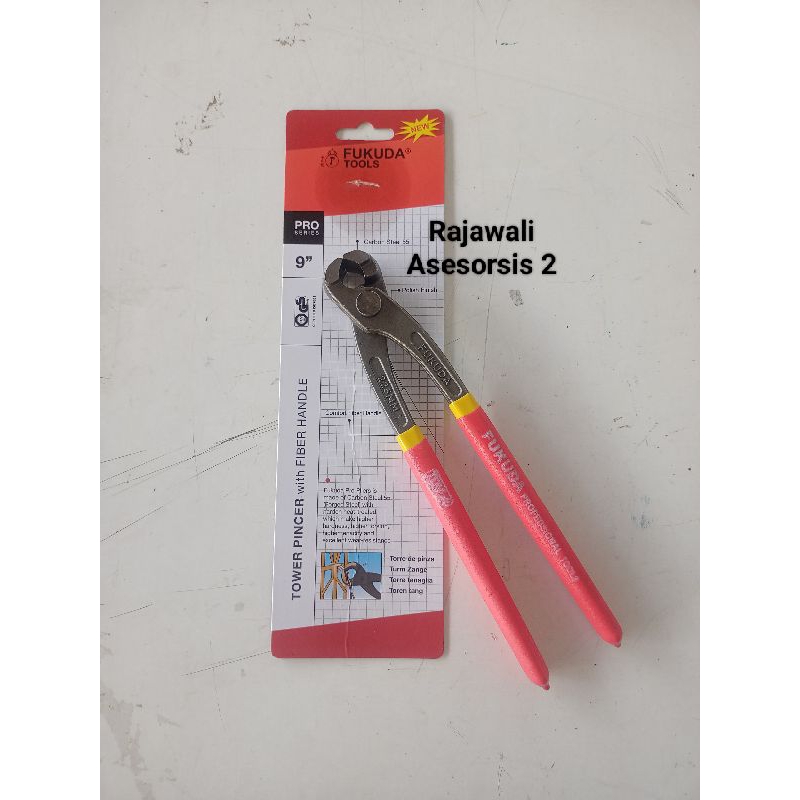 Jual FUKUDA Tang Gegep 9 Inch TEBAL / Tang Jepit Catut Kakatua 9 ...