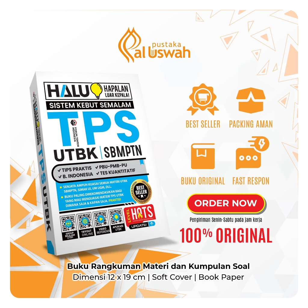 Jual BUKU UTBK : HALU SISTEM KEBUT SEMALAM (SKS) TPS SOSHUM SAINTEK ...