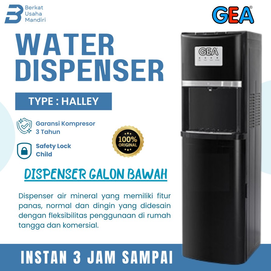 Jual DISPENSER GALON BAWAH GEA HALLEY | Shopee Indonesia