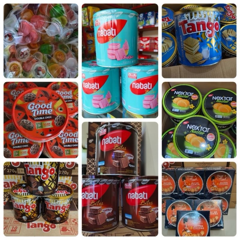 Jual JAJANAN LEBARAN KALENG | NABATI | TANGO | NEXTAR | YUPI | GOOD ...