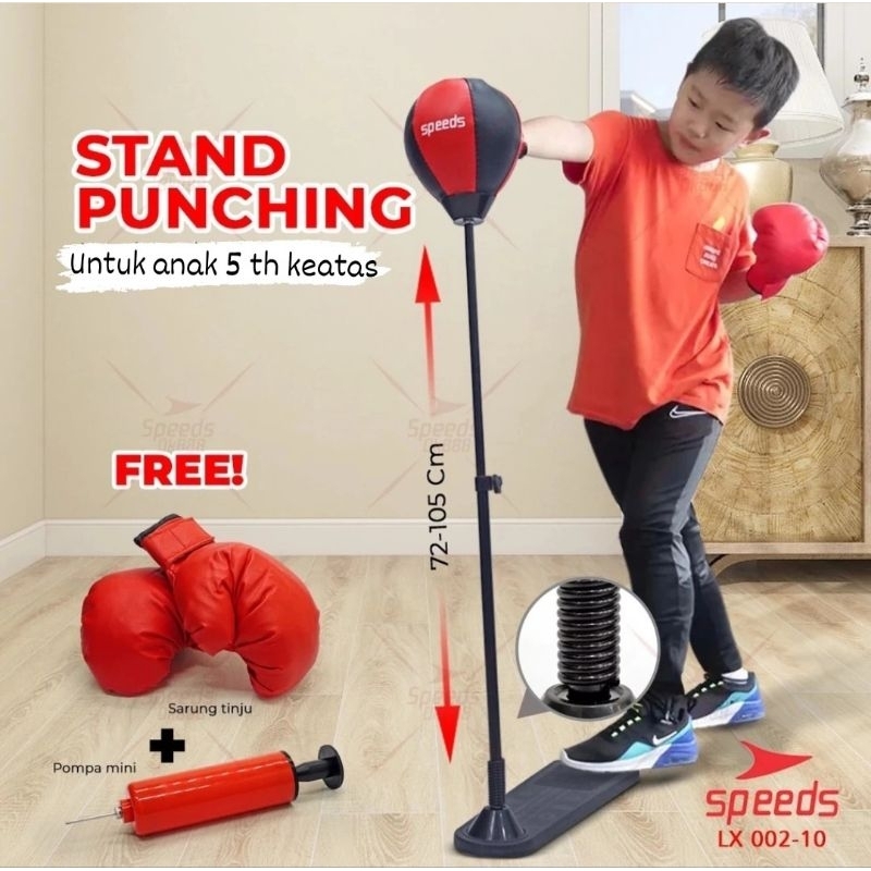 Jual SPEDDS SPEEDBALL ADJUSTABLE PUNCHING BALL ALAT TINJU ANAK ALAT ...