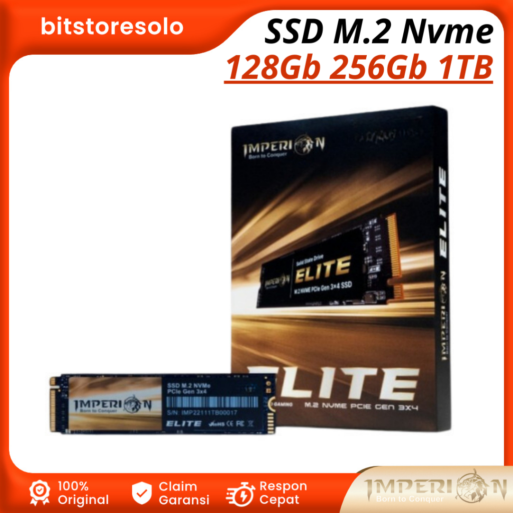 Jual SSD Nvme Imperion Elite 128Gb 256Gb 1TB PCI-e Gen 3 M.2 Nvme ...