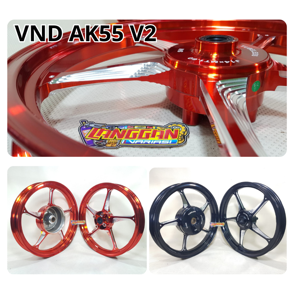 Jual Velg Racing VND AK55 AK - 55 Vario 110 125 150 Lama Beat Scoopy R14 | Shopee Indonesia