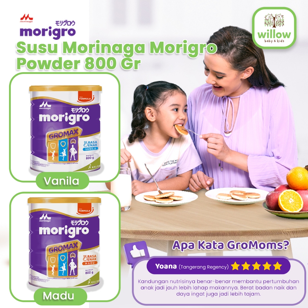 Jual Susu Formula - Susu Morinaga Morigro Powder 800Gr | Shopee Indonesia