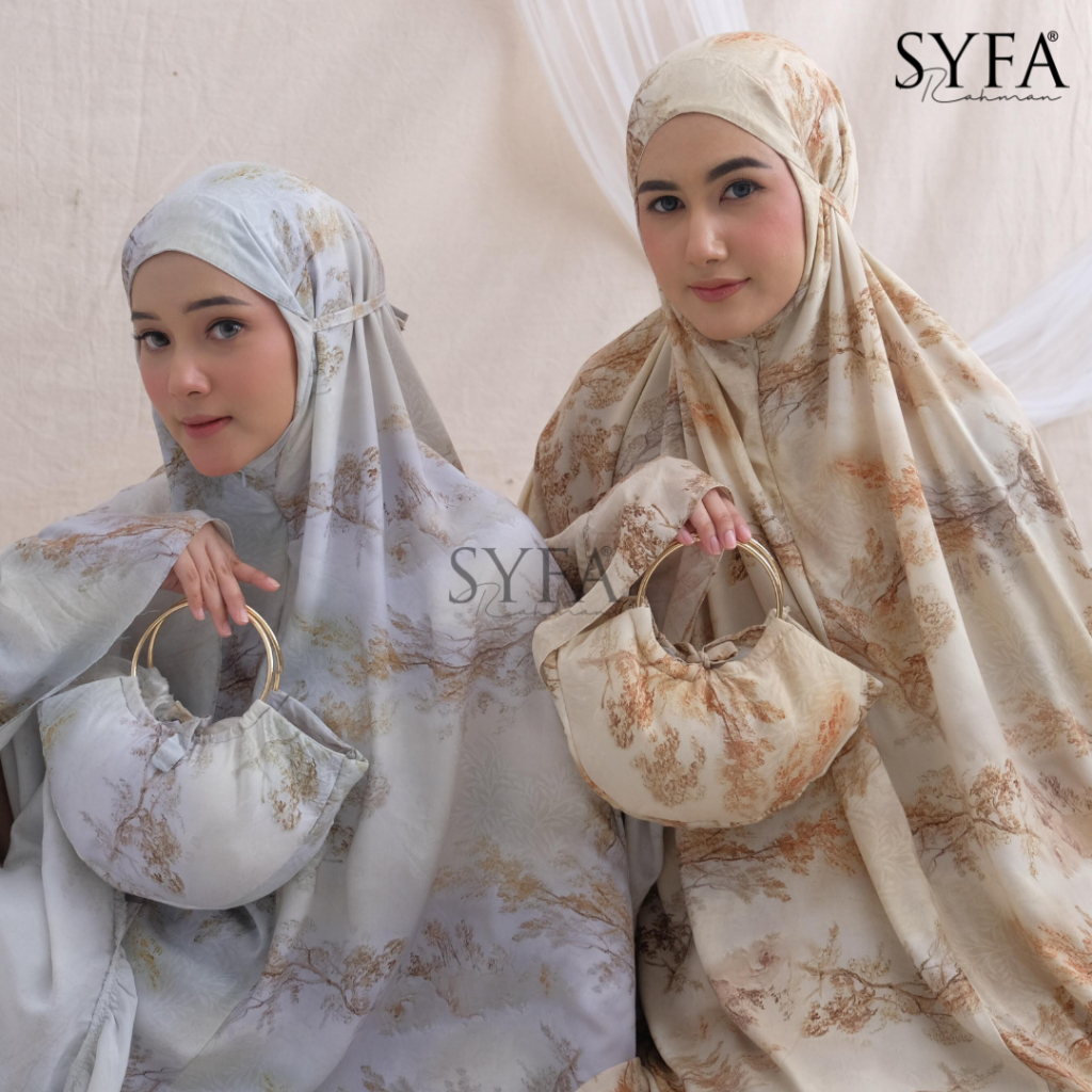 Jual Syfa Rahman - Mukena Dewasa Motif Lasercut Hameeda Series | Shopee ...