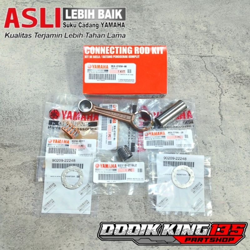 Jual CONNECTING ROD KIT STANG PISTON STANG SEHER SET RX KING RXK ORIGINAL YAMAHA | 3KA-E1650-00 ...