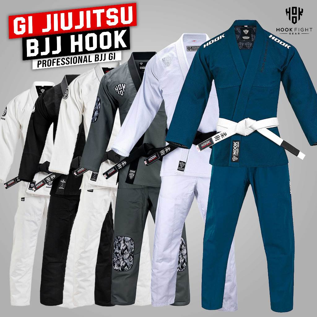 Jual GI JIUJITSU HOOK FIGHT GEAR, JIU JITSU GI, BJJ GI, BRAZILIAN ...