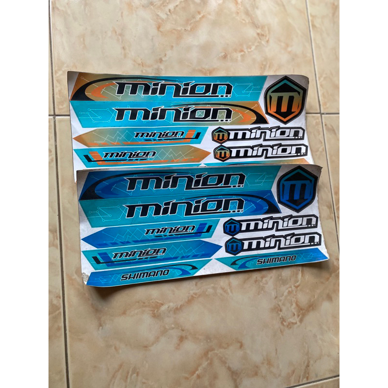 Jual stiker sepeda mini stiker minion stiker sepeda minion striping ...