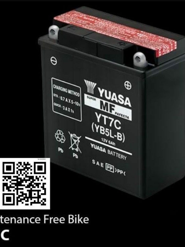 Jual Accu / Aki Motor Yuasa Mf Yt7c / Yb5l-b (aki Kering) (HANYA UNTUK PENGIRIMAN PULAU JAWA ...