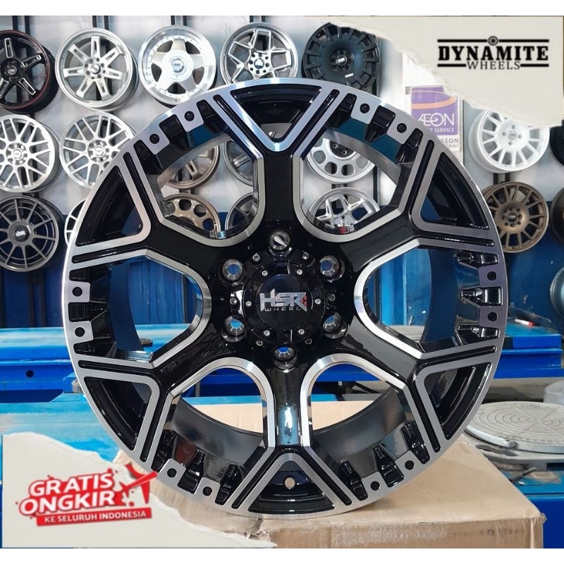 Jual Velg Mobil Ring 18 OKSIBIL HSR Pelek Racing Toyota Fortuner Pajero Hilux Triton Isuzu mux ...