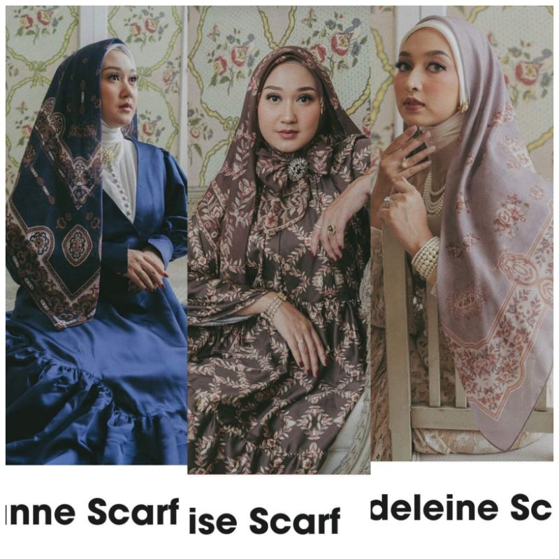 Jual THE MADAME scarf anais beatrix brigitte chloe eleanor gabrielle ...