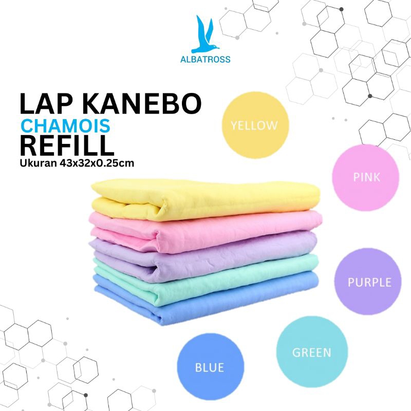 Jual Lap Kanebo / Chamois Cloth / Refill (Tanpa Tabung) | Shopee Indonesia