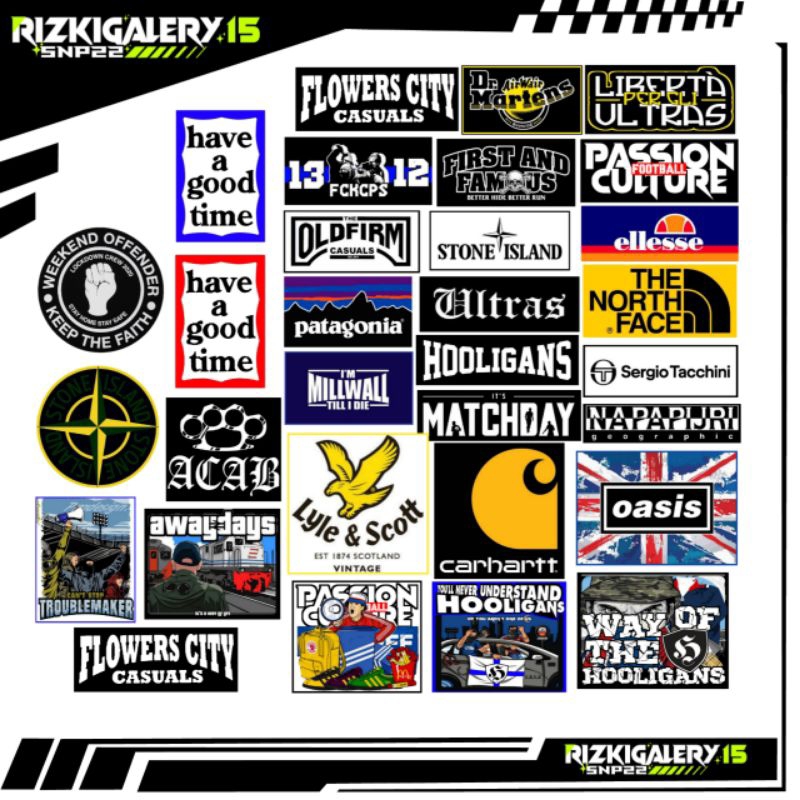 Jual Sticker football casual holigans Stiker aesthetic case hp laptop ...
